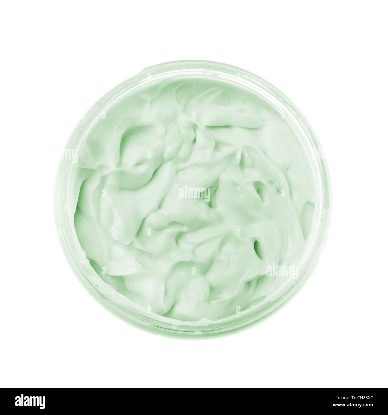 cosmetic cream in container isolated on white background Stock Photo ...