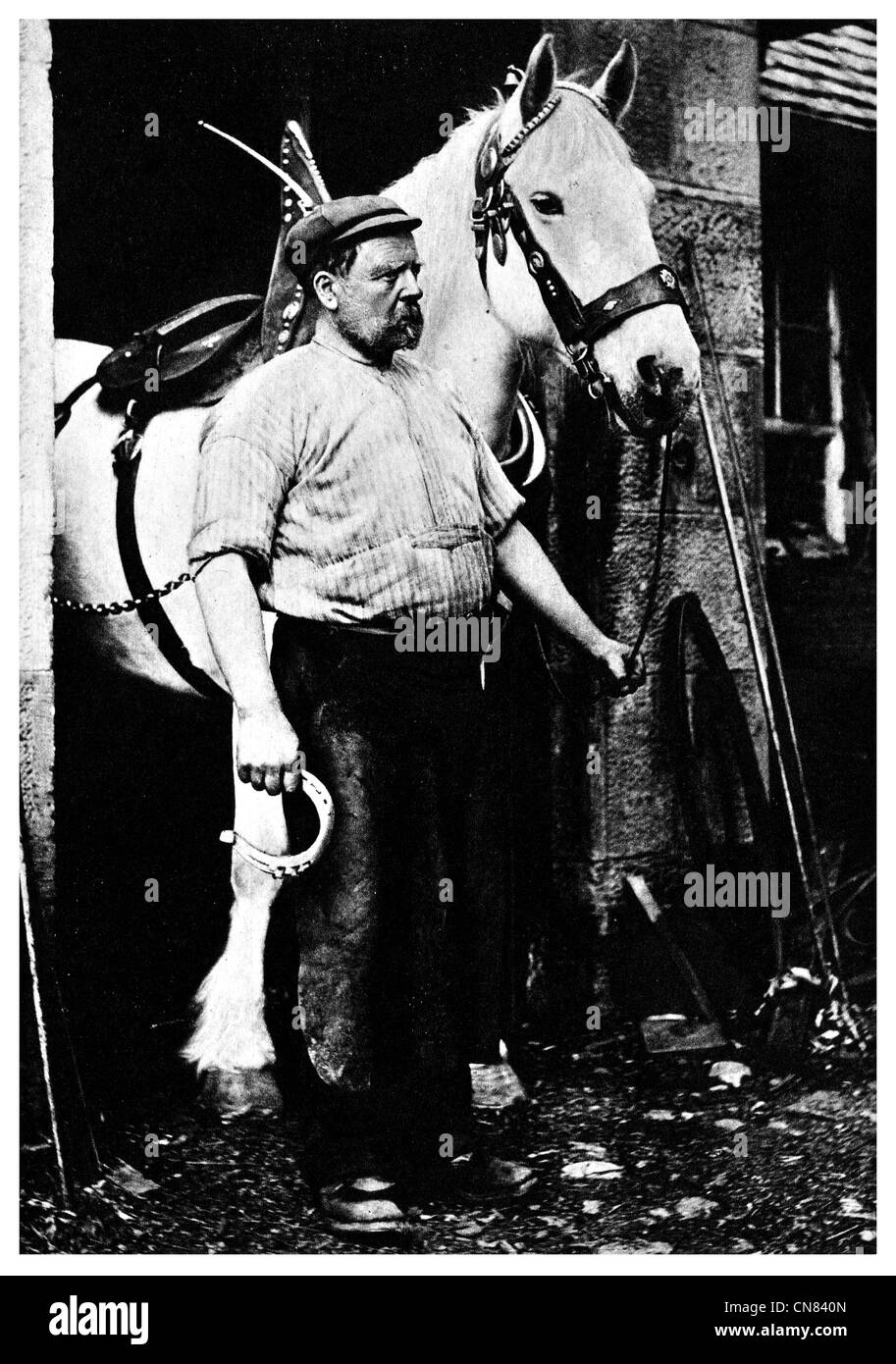 Blacksmith 1900s hi-res stock photography and images - Alamy