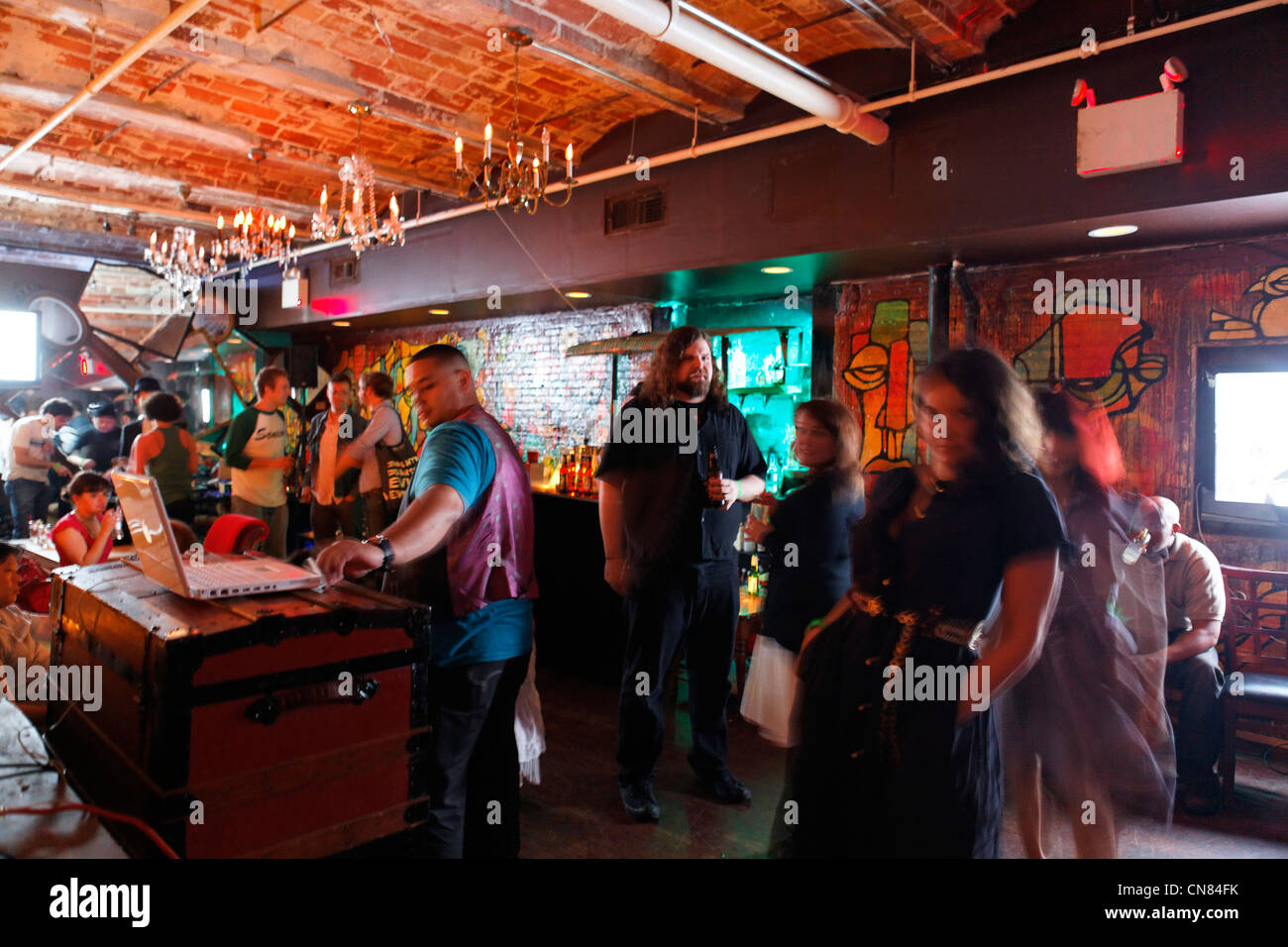 United States, New York City, Brooklyn, Re Bar, trendy place in the ...