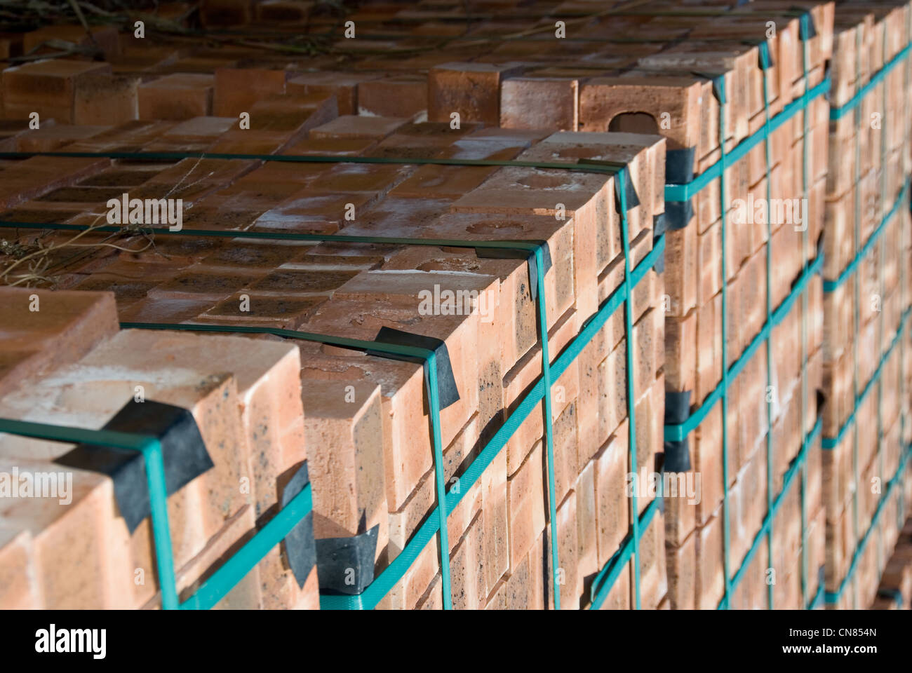 Construction build bricks ready for building Stock Photo - Alamy