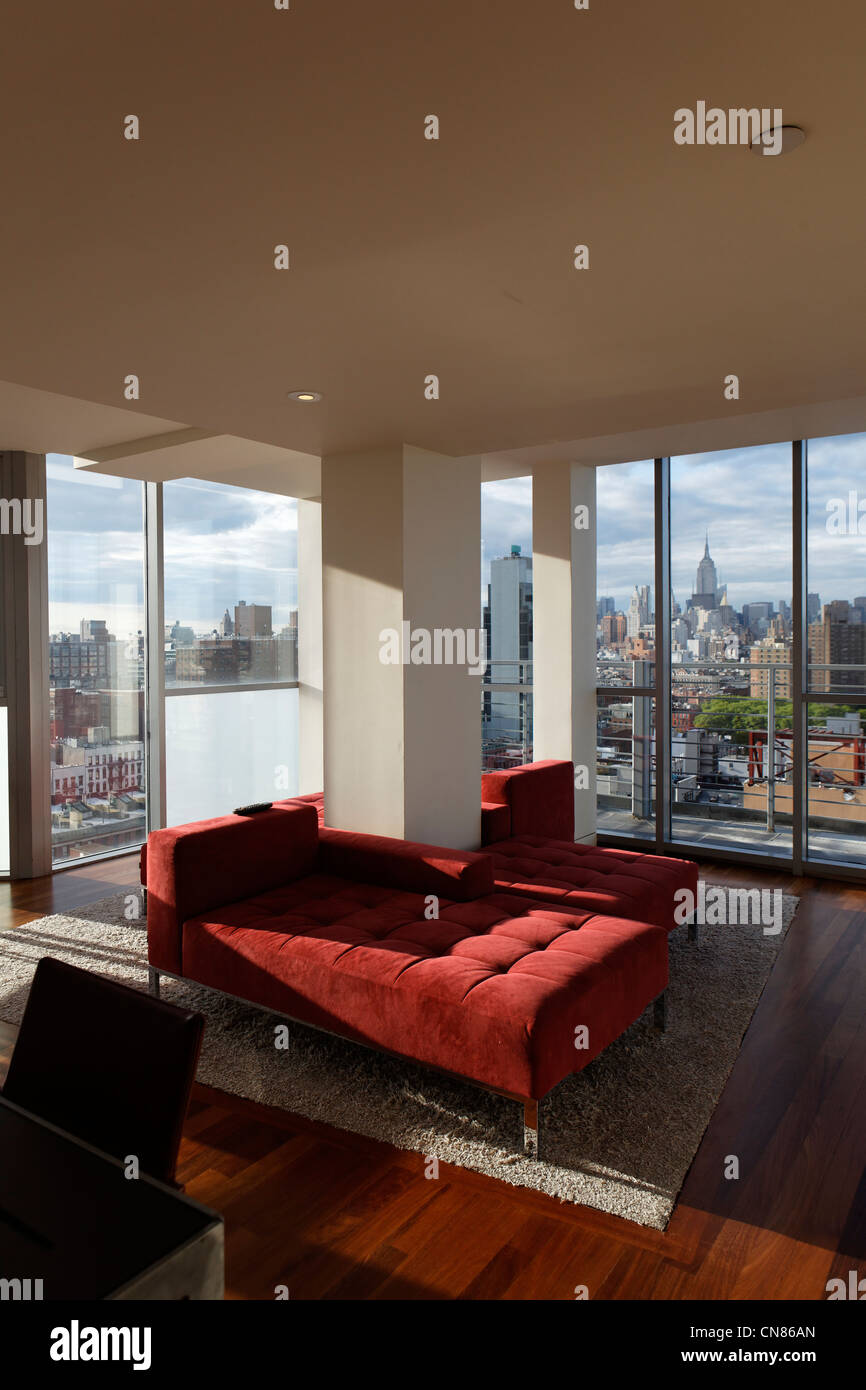 United States, New York City, Manhattan, Lower East Side, Hotel on ...