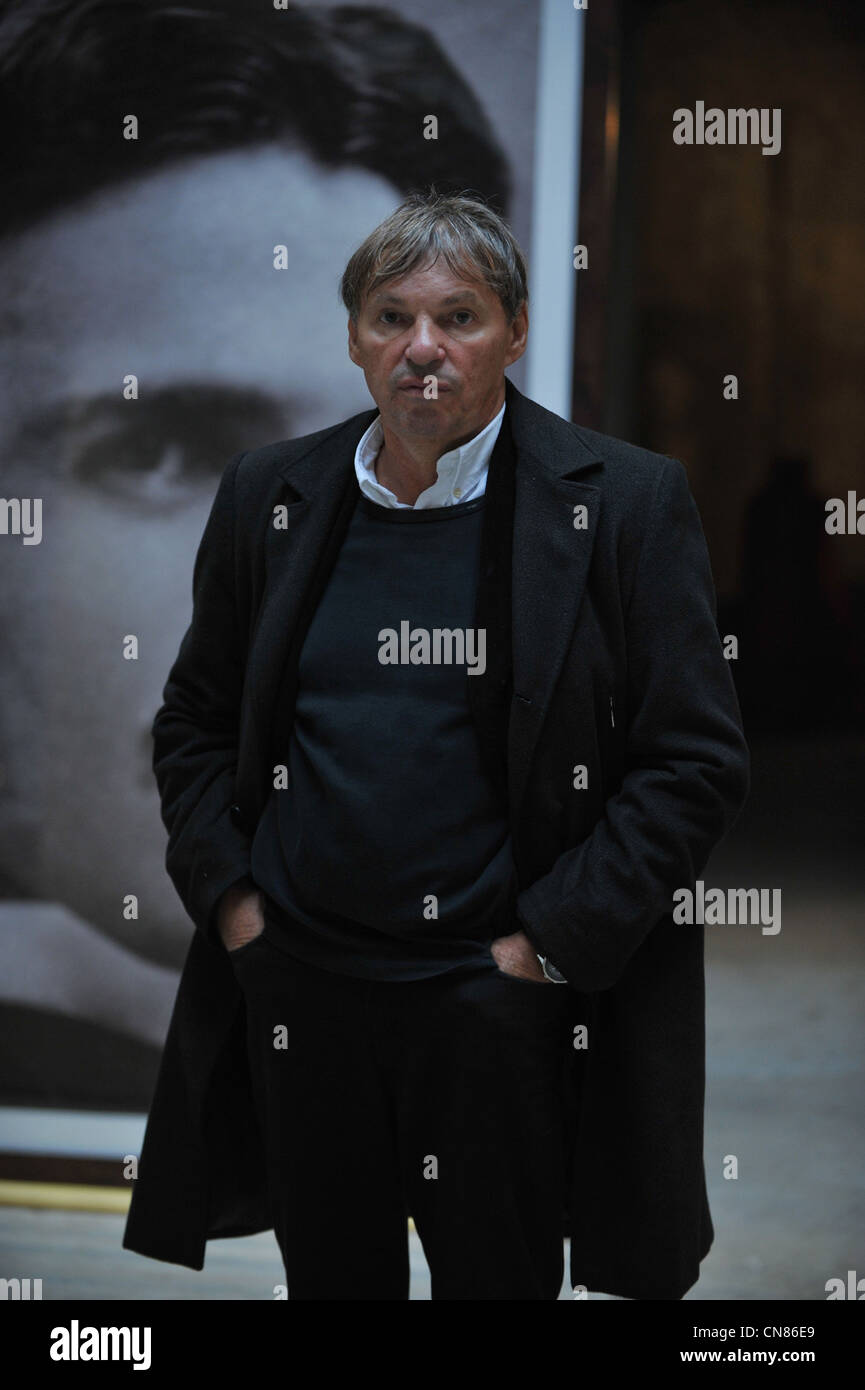 Braco Dimitrijevic well know ex-Yugoslavian artist posing for portrait ...