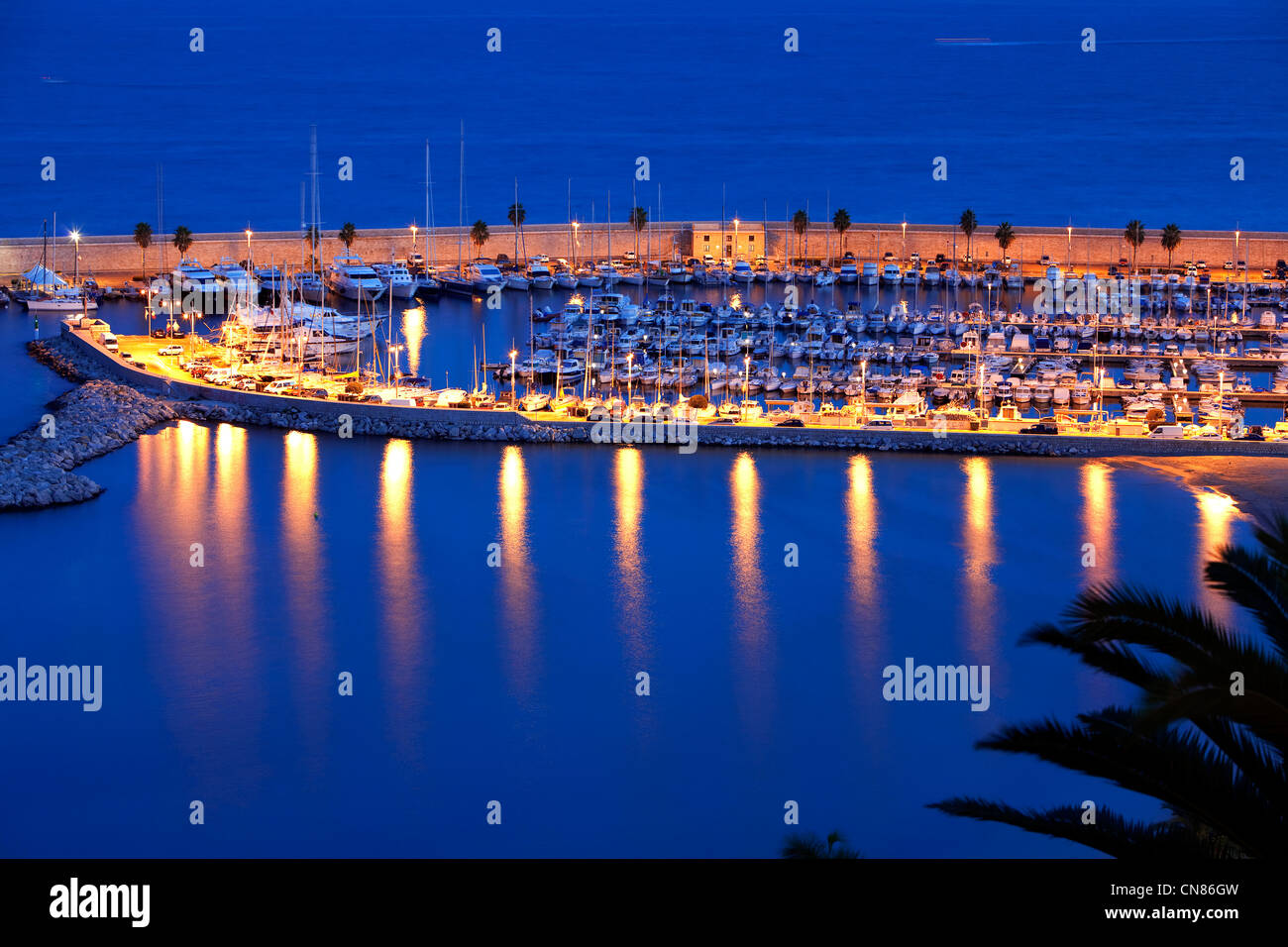 The old port of menton hi-res stock photography and images - Alamy