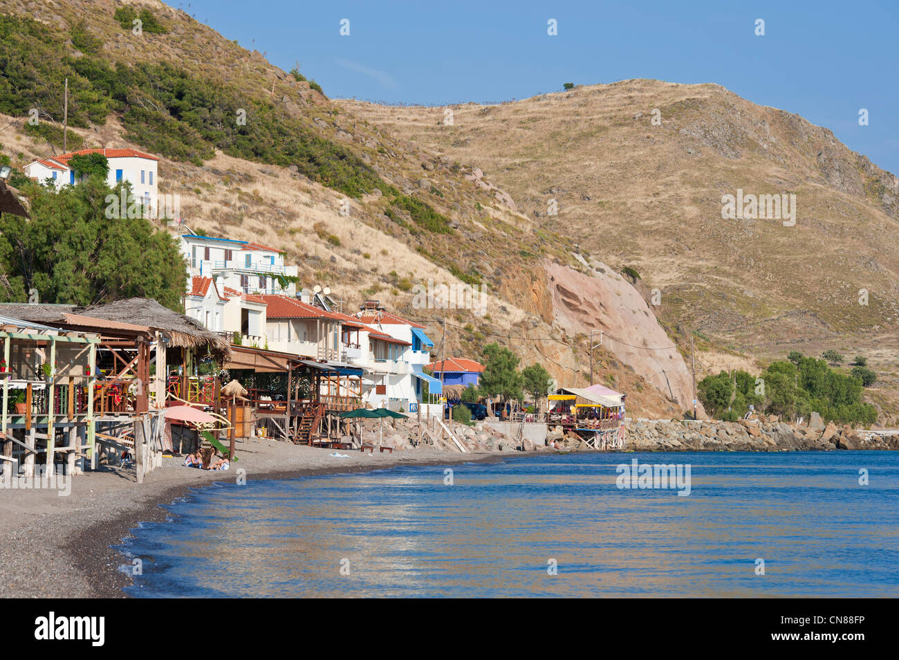 Grèce, north east Aegean islands, Lesbos island, Skala Eressos, near ...