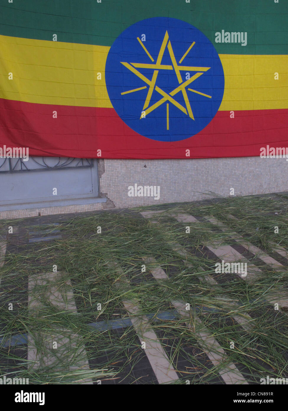 Ethiopian flag hi-res stock photography and images - Alamy