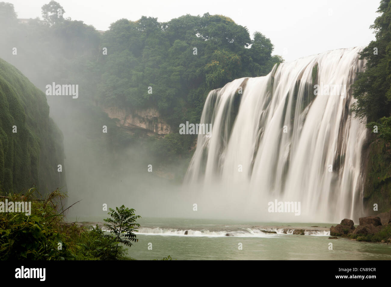 Landscape of Huangguoshu Waterfall, Anshun, Guizhou, China Stock Photo ...