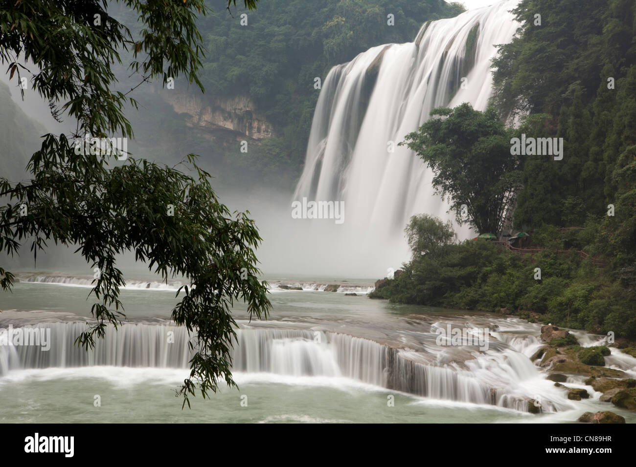 Landscape of Huangguoshu Waterfall, Anshun, Guizhou, China Stock Photo - Alamy