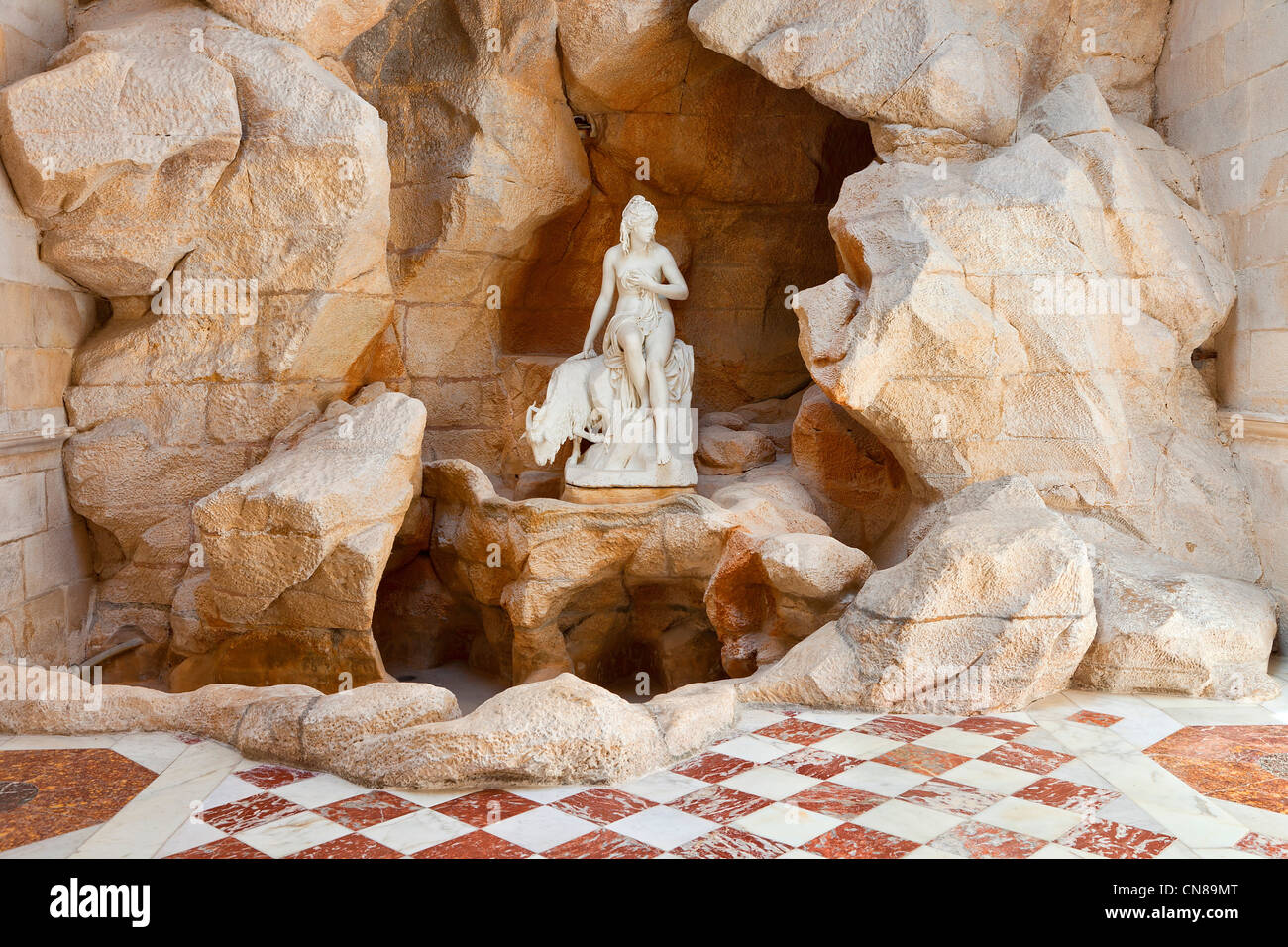 France, Yvelines, Rambouillet Castle, the Queen's Dairy, the Nymph ...