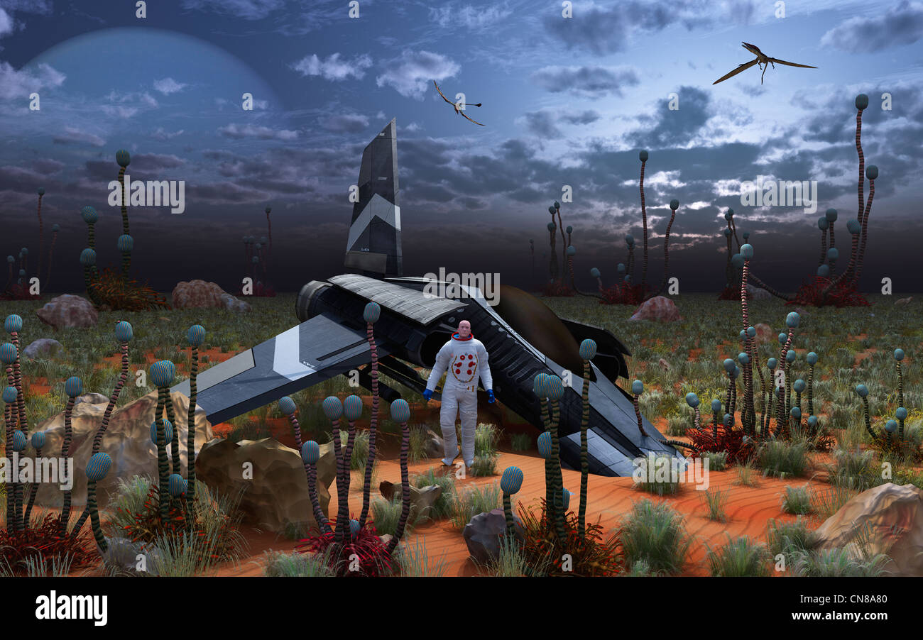 Crashed landing hi-res stock photography and images - Alamy