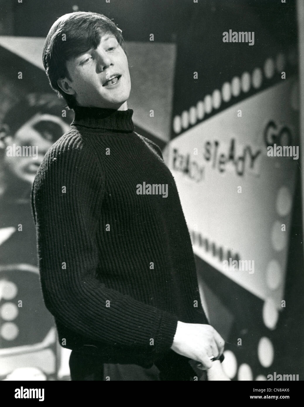 TOMMY QUICKLY UK pop singer on Ready, Steady,Go in 1964. Photo Tony ...