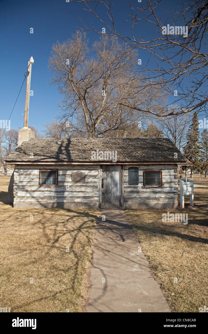 Cozad, Nebraska - The Willow Island Pony Express Station Stock Photo ...
