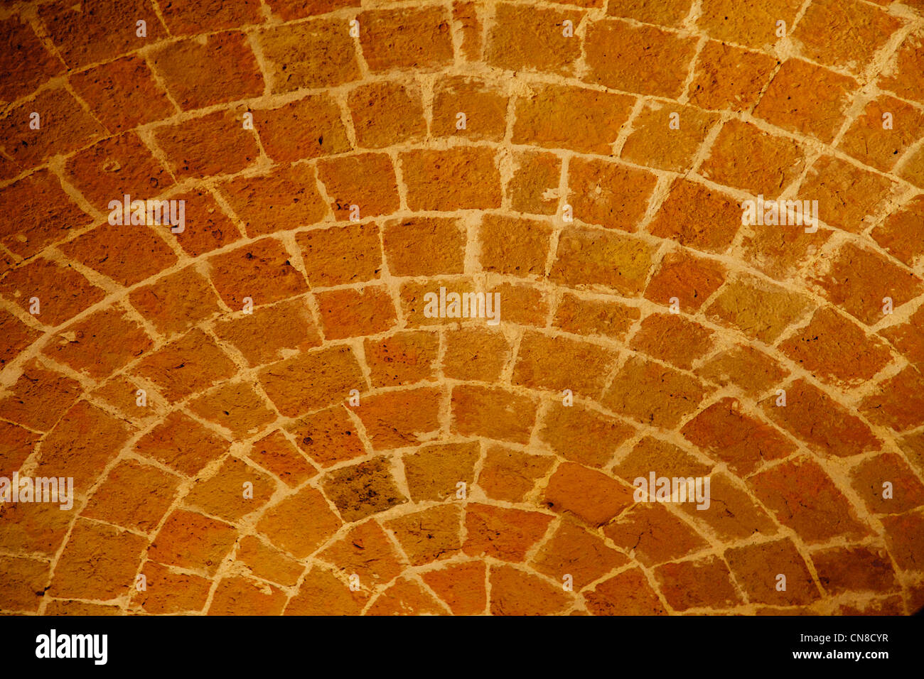 A brick red ceiling Stock Photo - Alamy