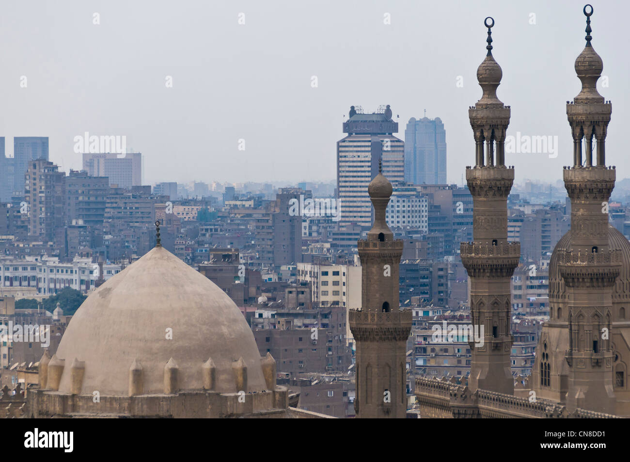 Cairo view minarets hi-res stock photography and images - Alamy