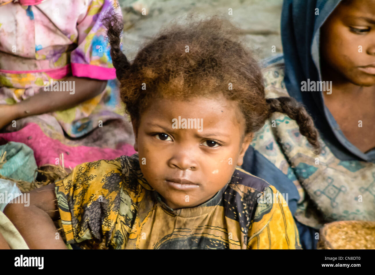 Antanosy child of Fort Dauphin (Tolagnaro), southern Madagascar Stock ...