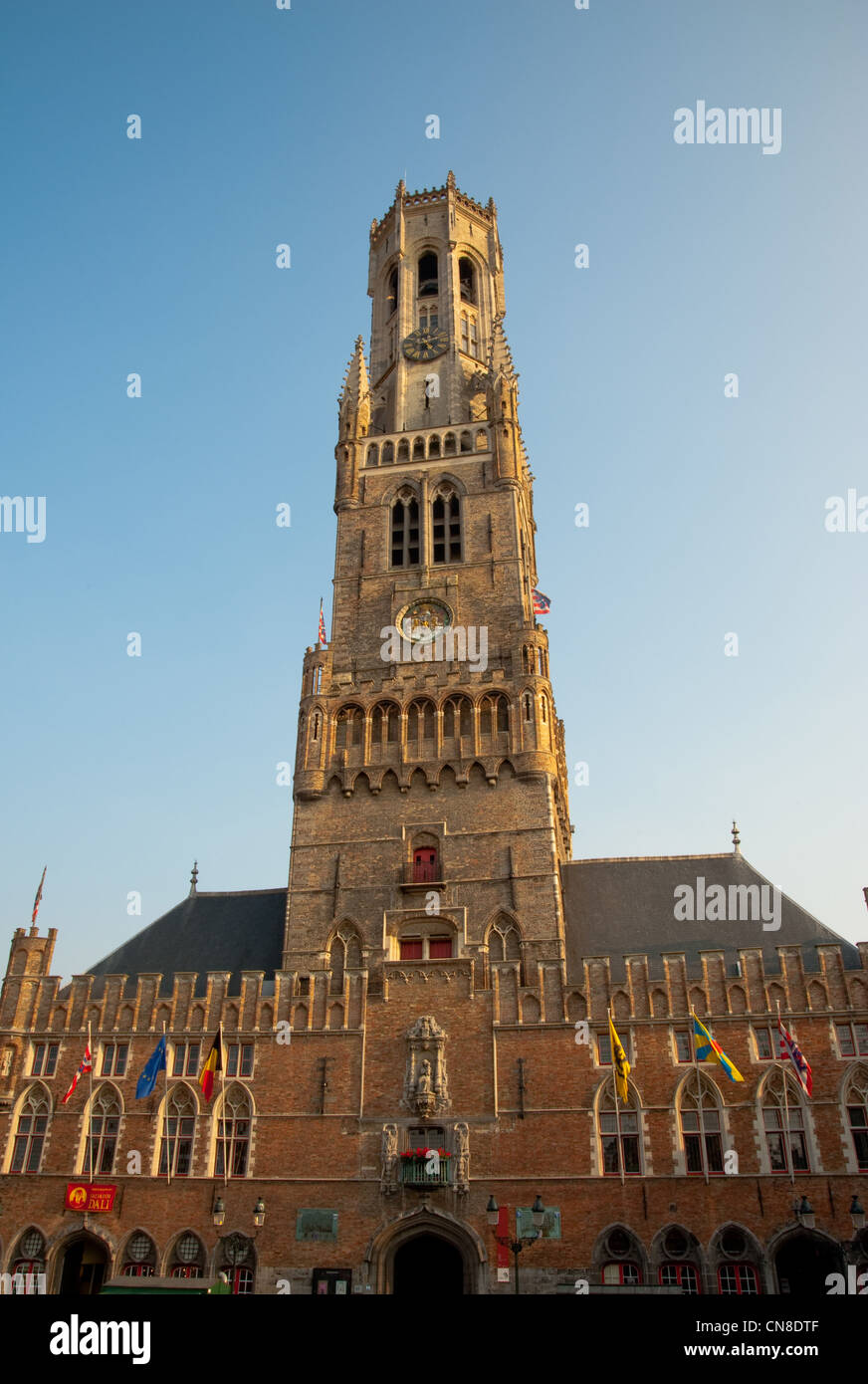 Belfry of Bruges, Belgium Stock Photo - Alamy