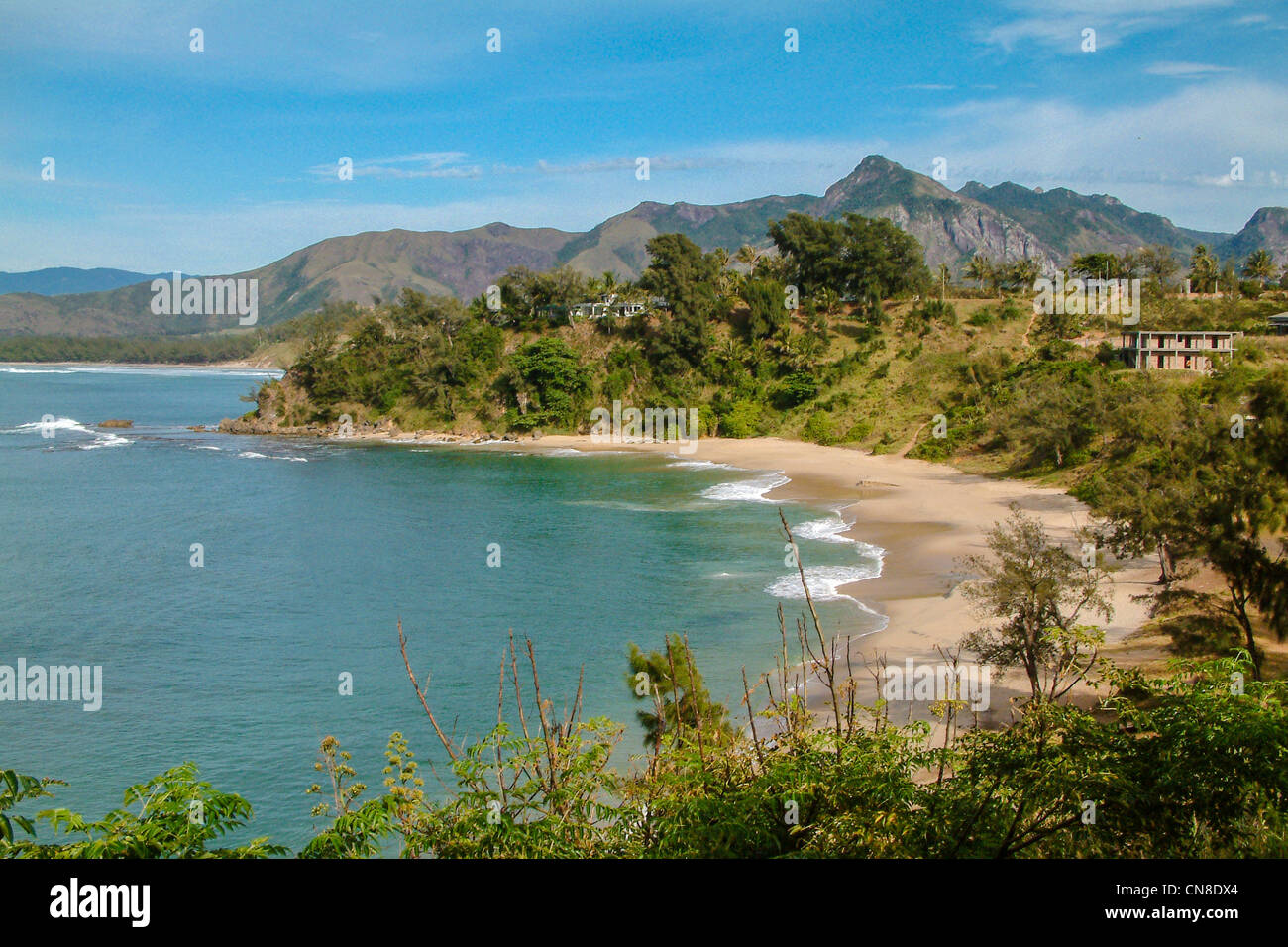 The Libanona beach of Fort Dauphin (Tolagnaro), southern Madagascar ...