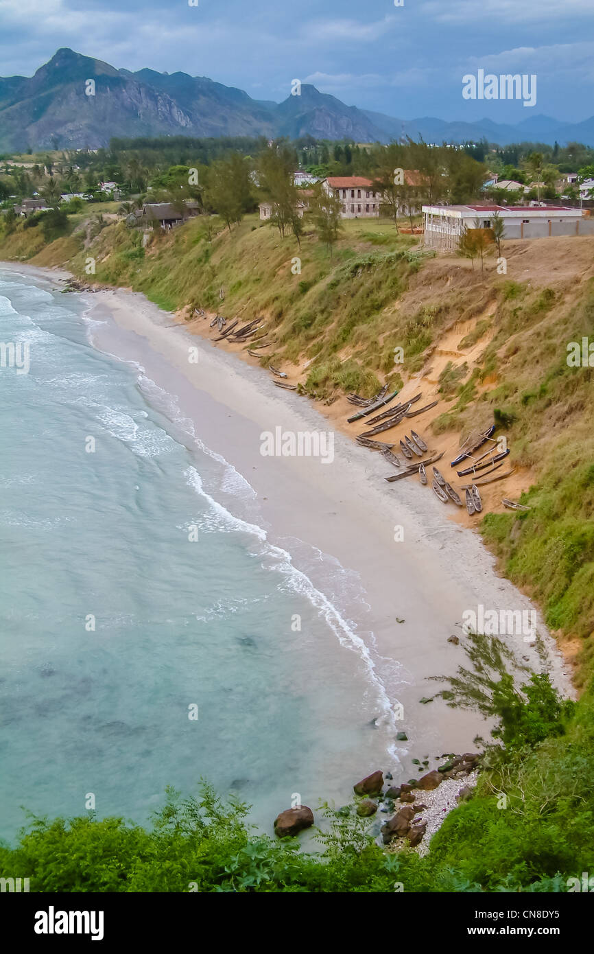 The beach of Fort Dauphin (Tolagnaro), southern Madagascar Stock Photo ...