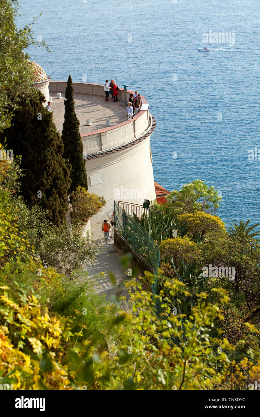 France, Alpes Maritimes, Nice, castle hill, tower Bellanda Stock Photo ...