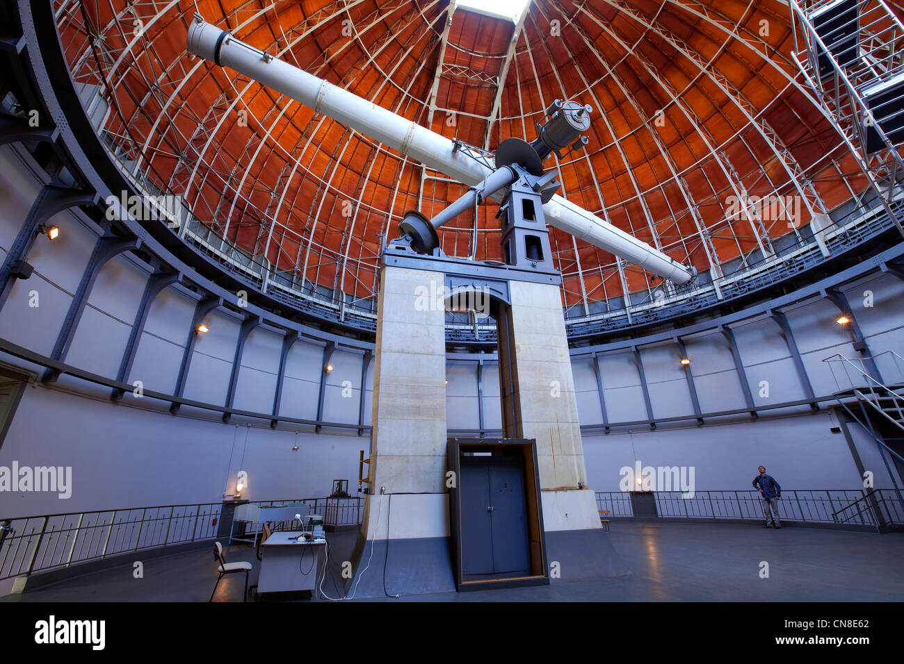 France, Alpes Maritimes, Nice, Mont Gros, the observatory was ...