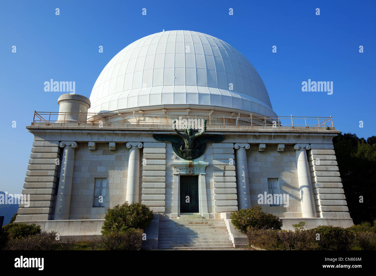 France, Alpes Maritimes, Nice, Mont Gros, the observatory was ...