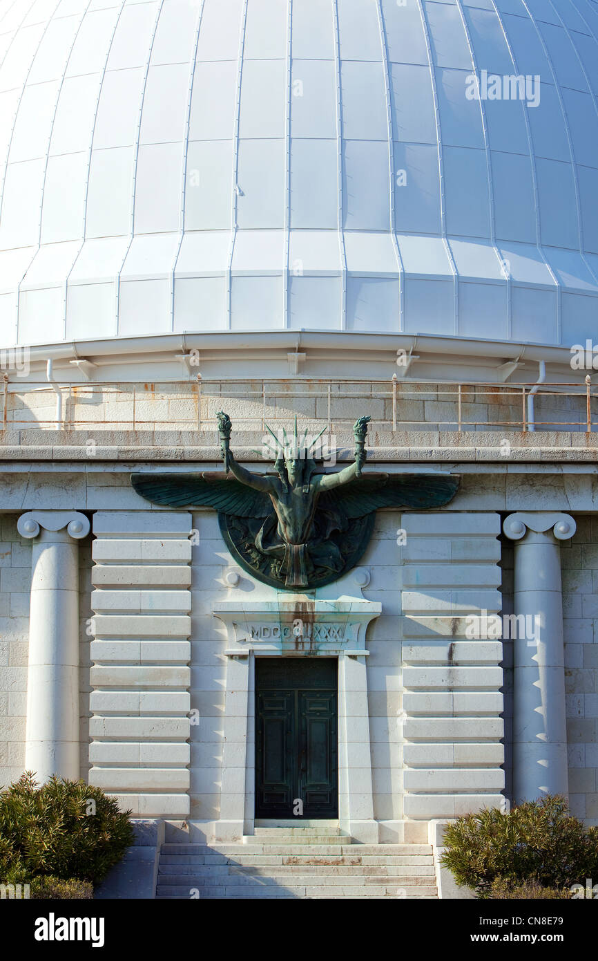 France, Alpes Maritimes, Nice, Mont Gros, the observatory was ...