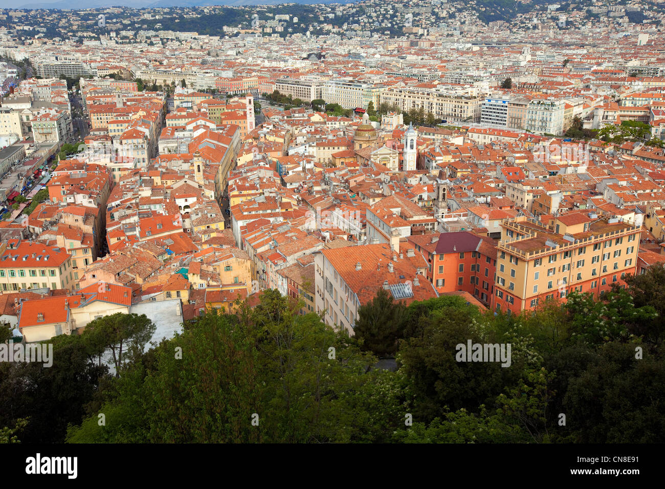 Nice view city from castle hi-res stock photography and images - Alamy