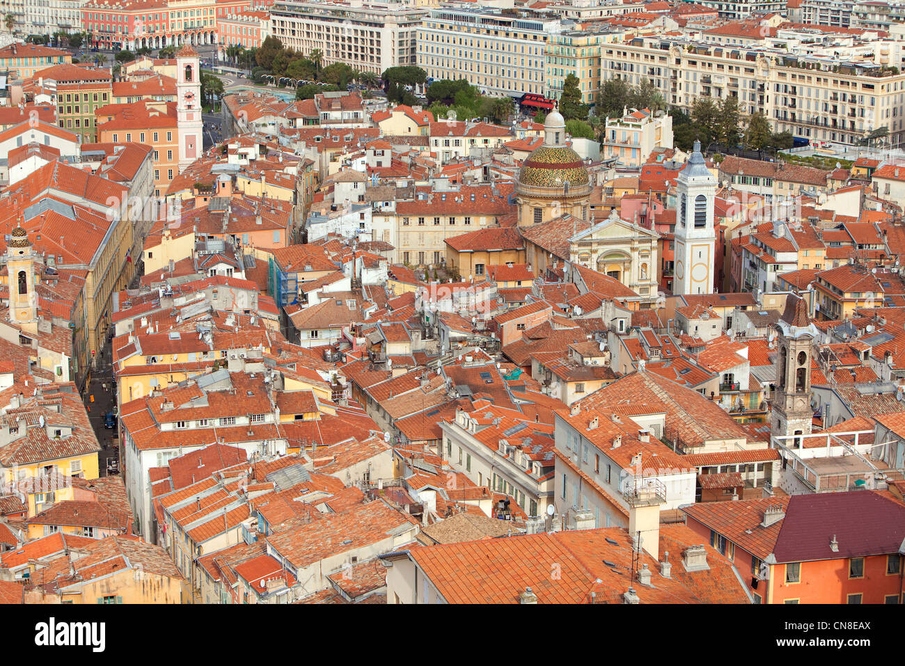 France, Alpes Maritimes, Nice, the old town, the Cathedral of St ...