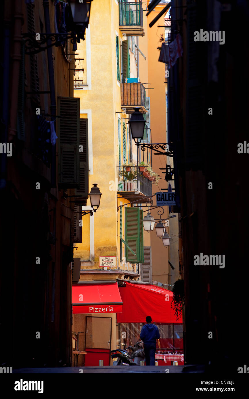 Pedestrian street old town nice hi-res stock photography and images - Alamy