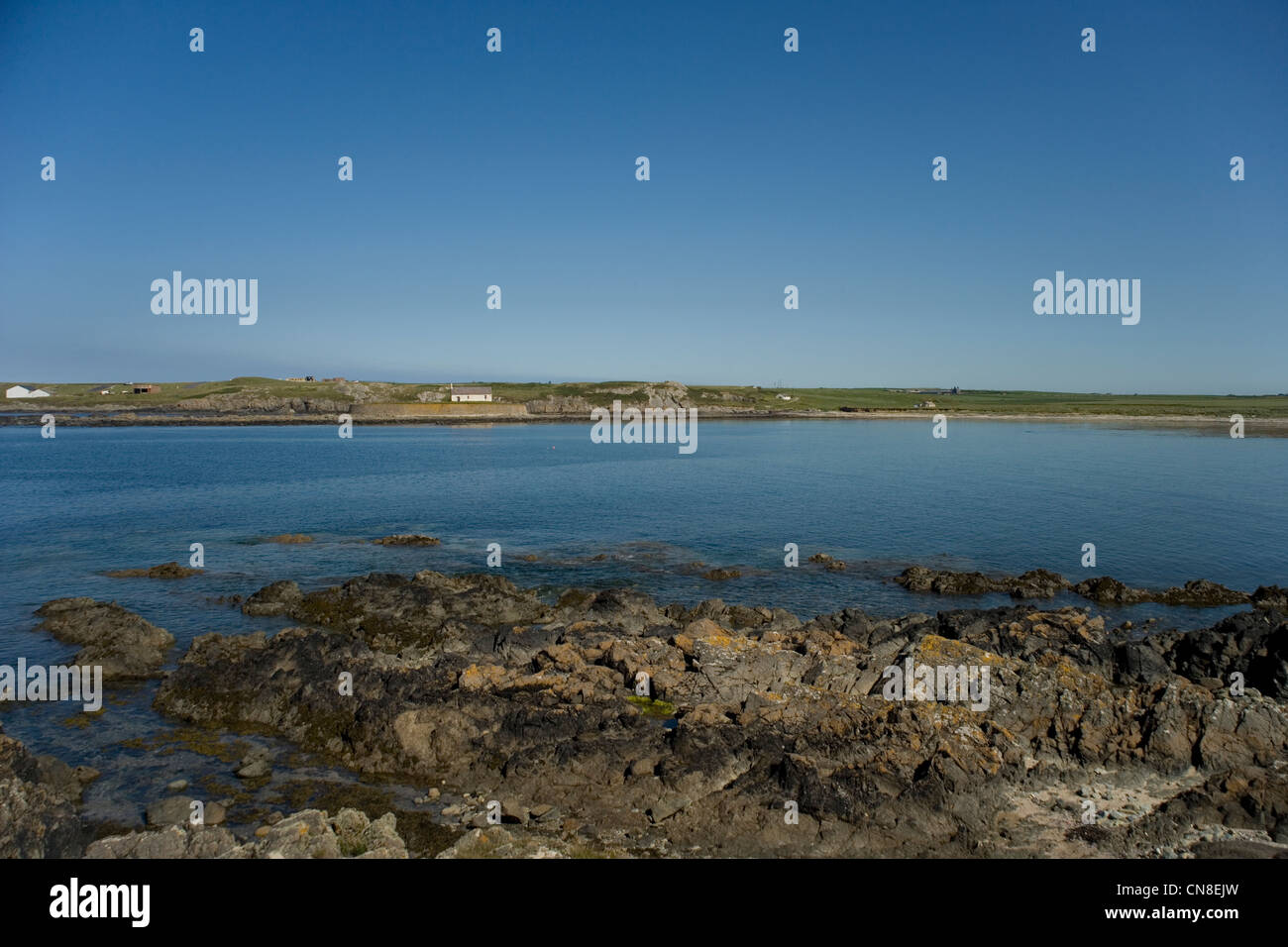 The island of Cribinau and the 13th-century church of St Cwyfan known ...