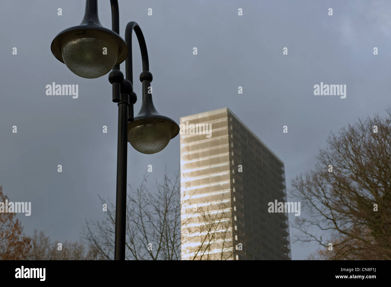The disused Bayer tower building, Leverkusen, Germany Stock Photo - Alamy