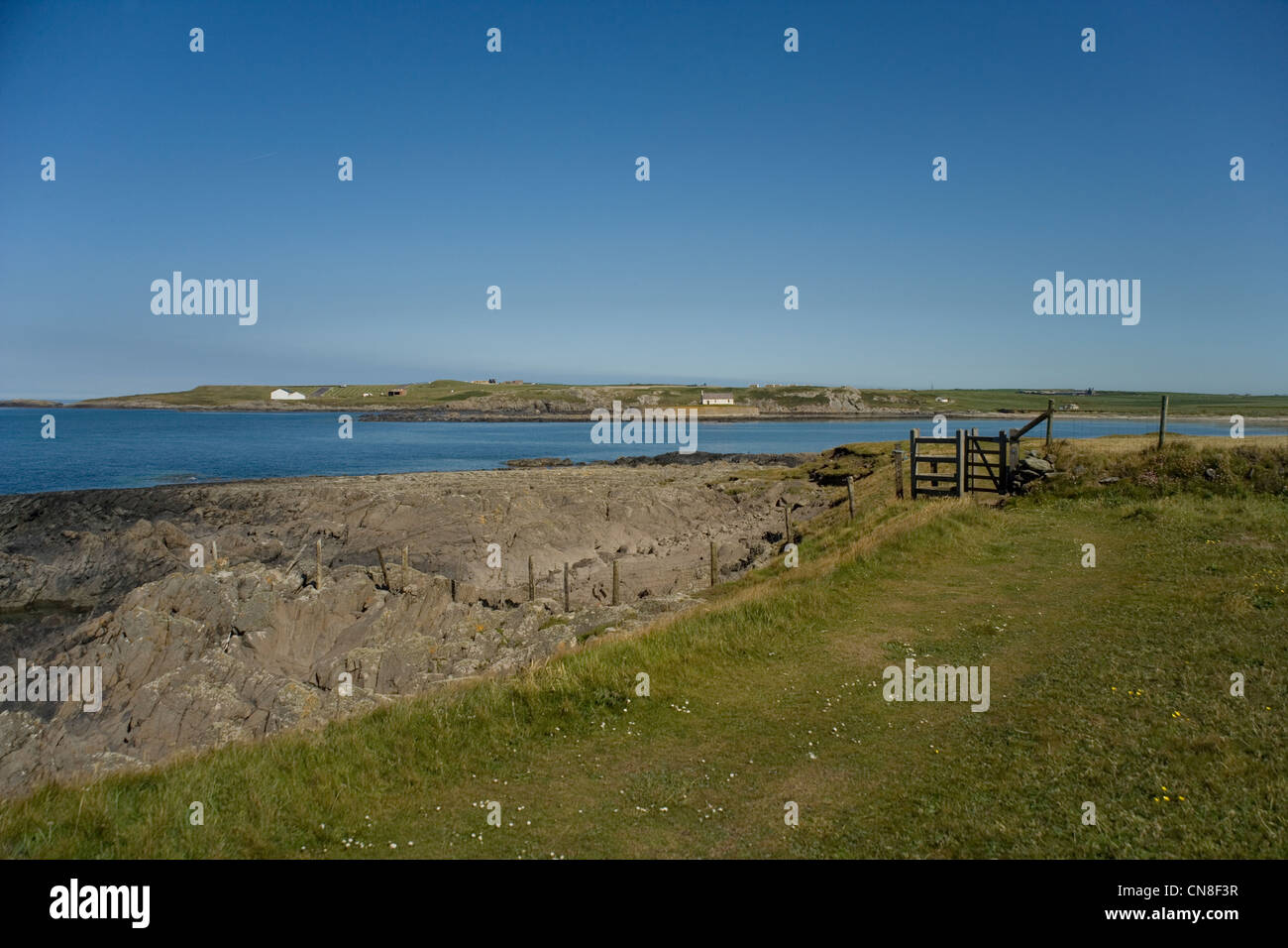 The island of Cribinau and the 13th-century church of St Cwyfan known ...