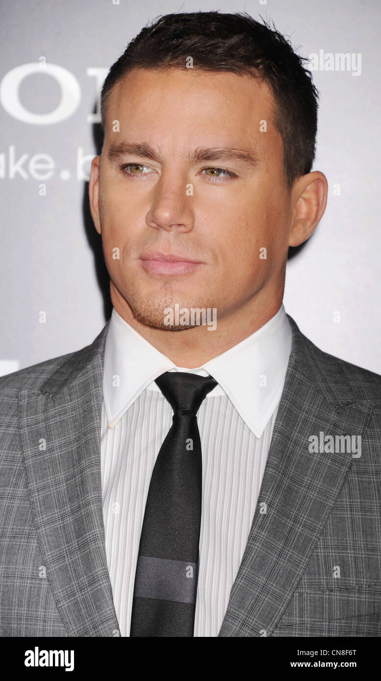 CHANNING TATUM US film actor in March 2012. Photo Jeffrey Mayer Stock ...