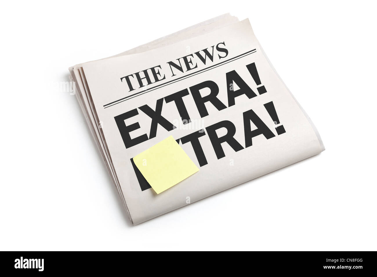 Newspaper breaking news headline Cut Out Stock Images & Pictures - Alamy