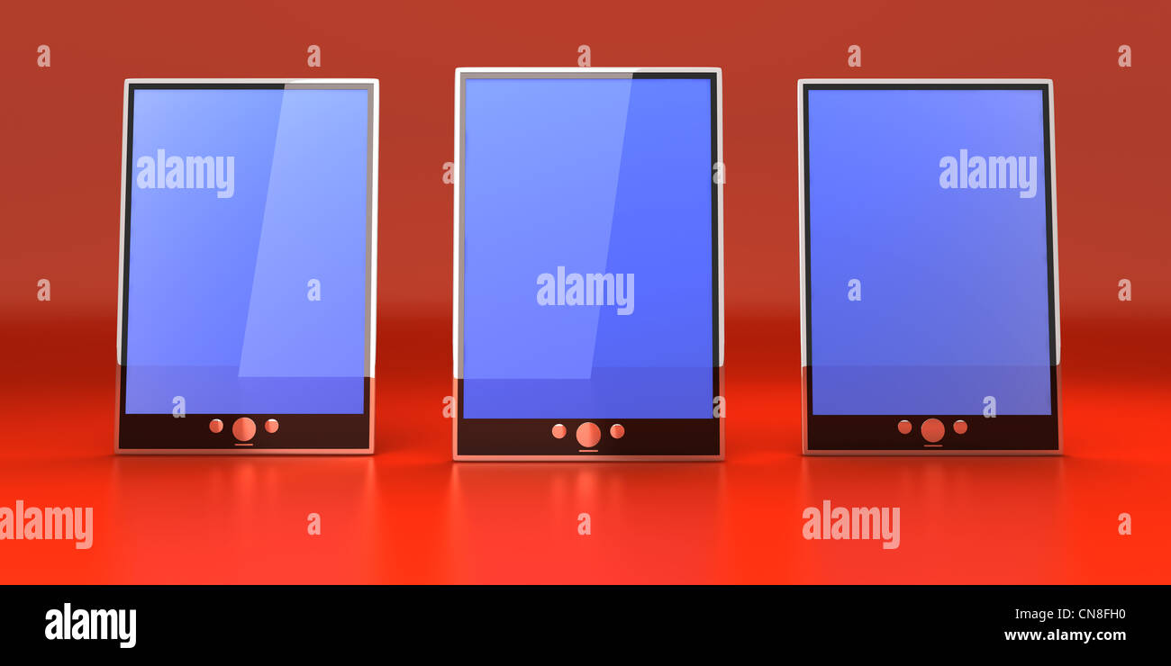 A group of Tablet PCs Stock Photo - Alamy