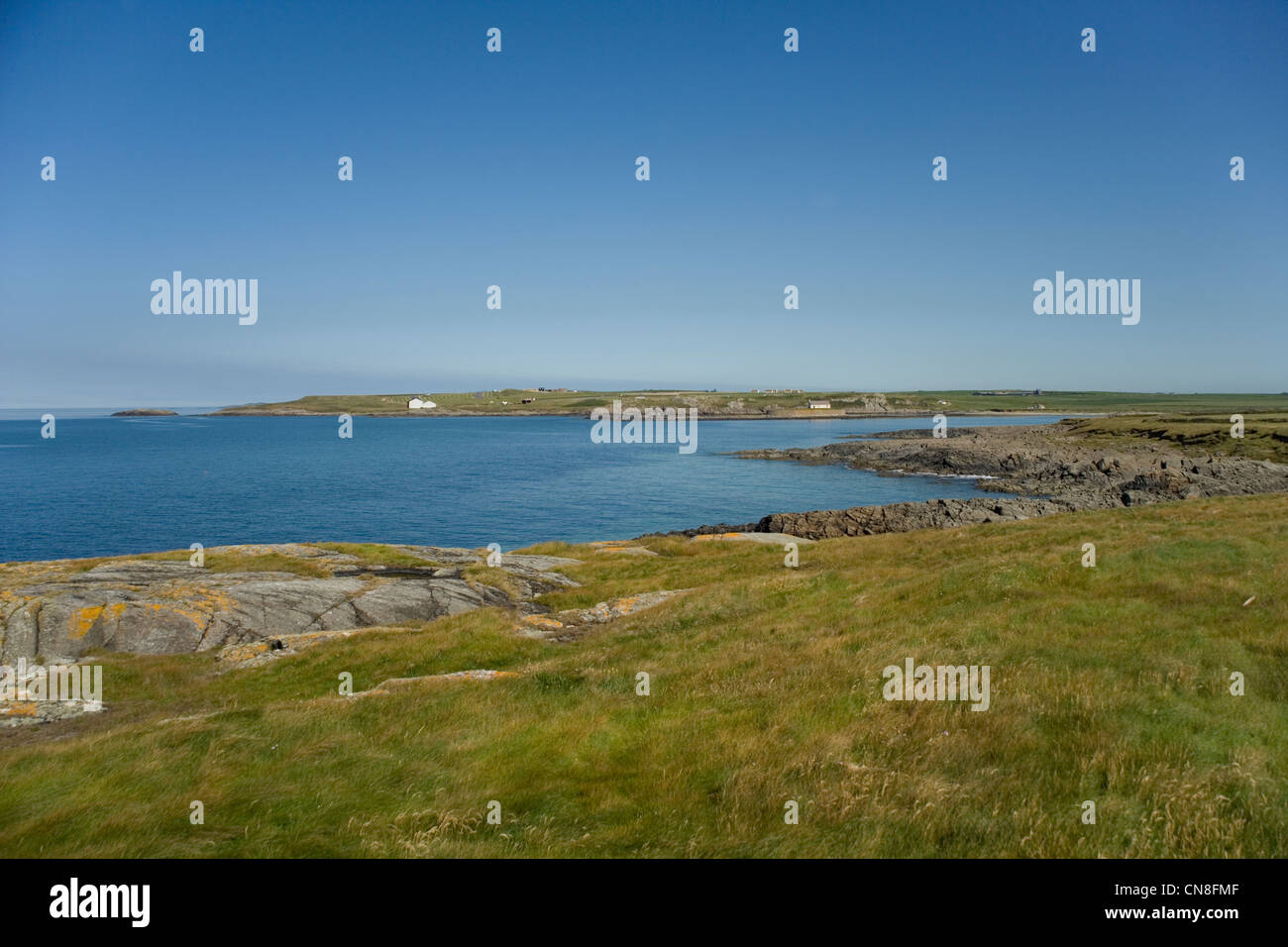 The island of Cribinau and the 13th-century church of St Cwyfan known ...