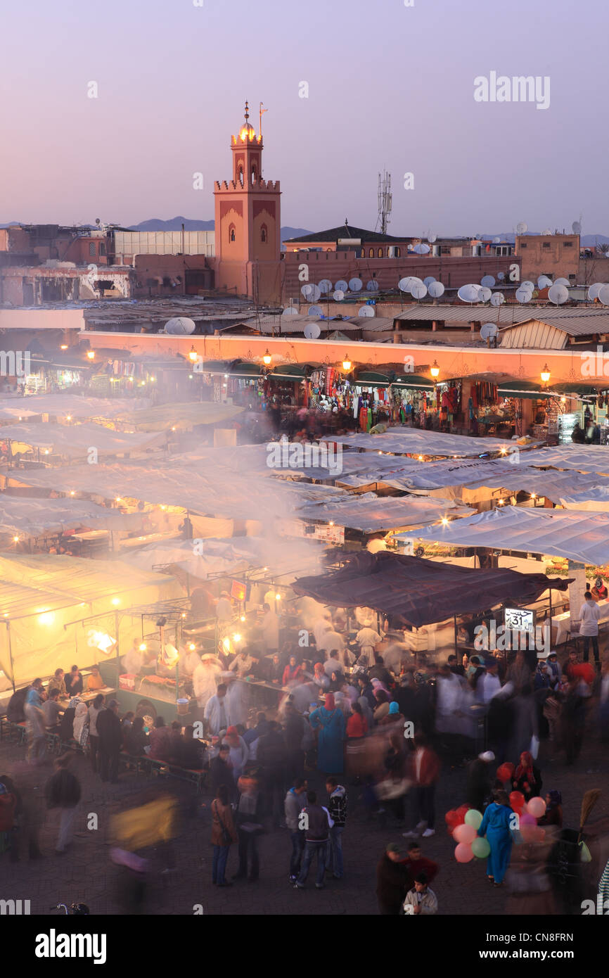 Central square in marrakech hi-res stock photography and images - Alamy