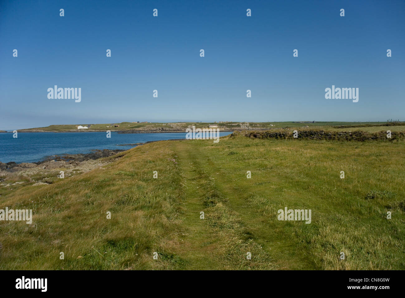 The island of Cribinau and the 13th-century church of St Cwyfan known ...