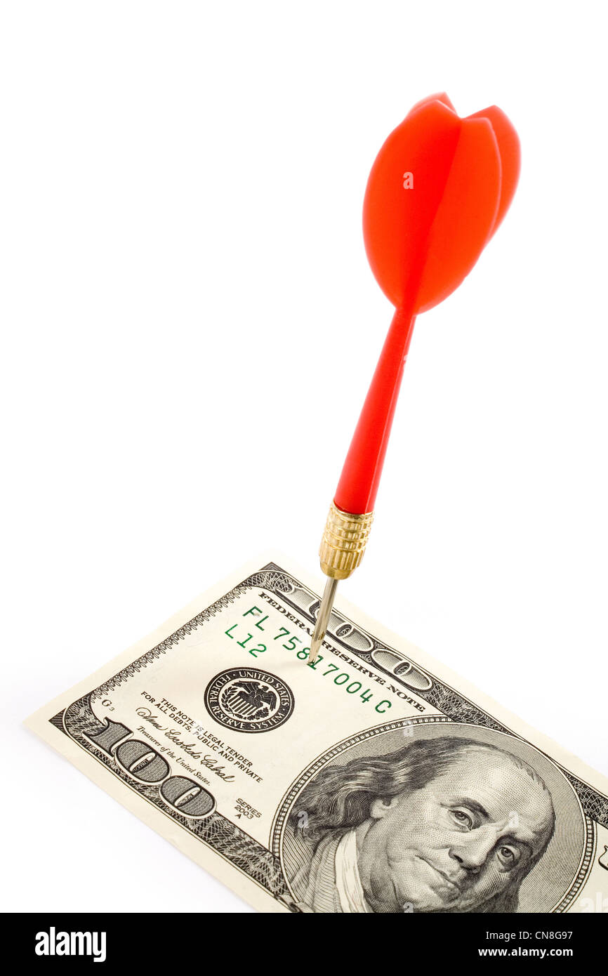 dollar and dart, concept of success Stock Photo - Alamy