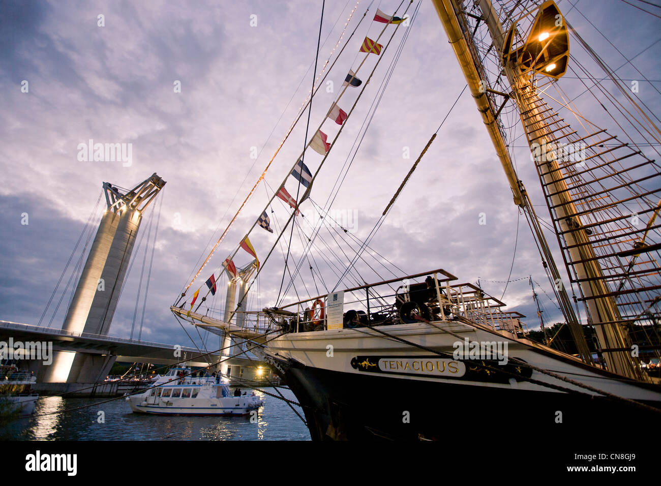 France, Seine Maritime, Rouen, Armada 2008, British three masted barque ...