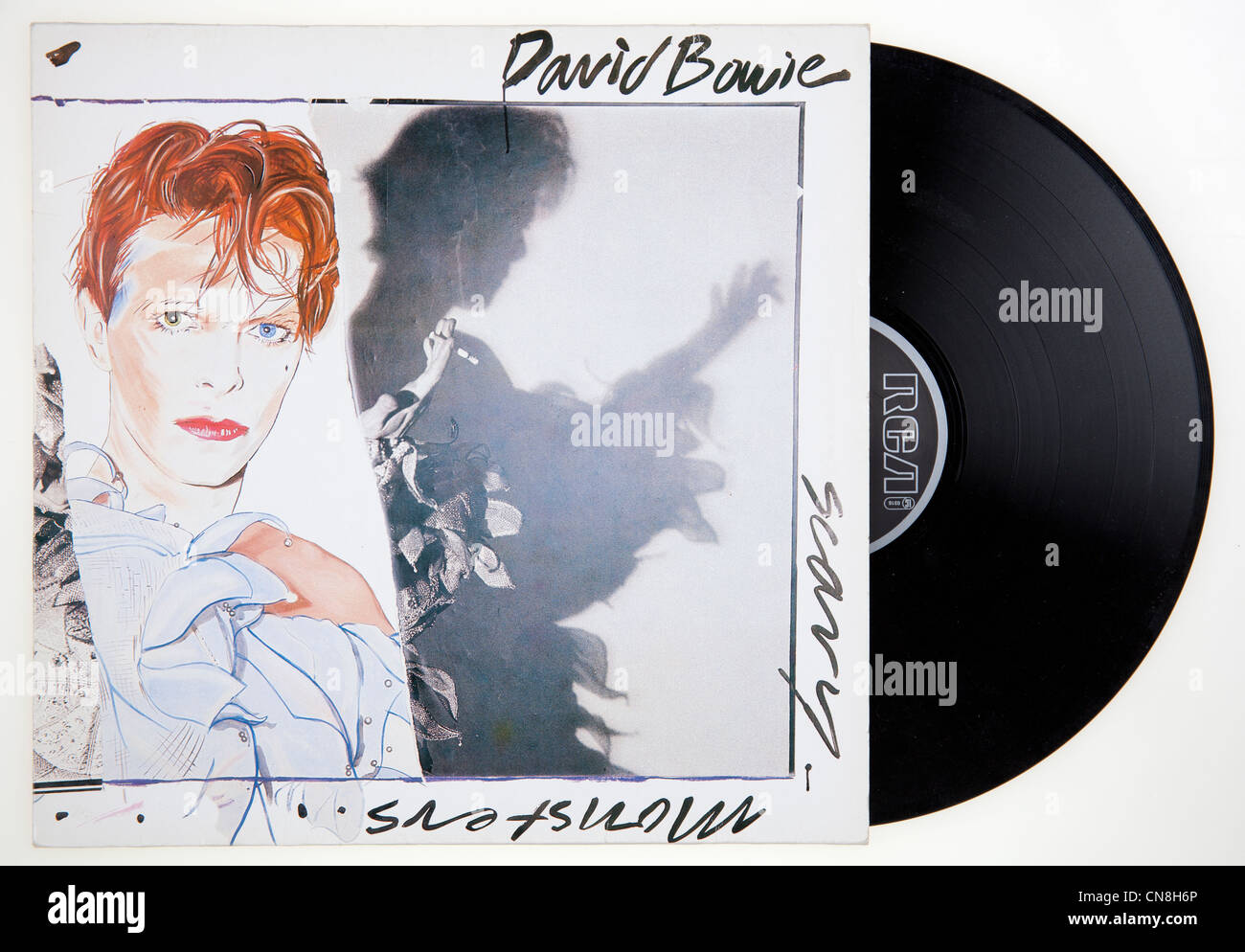 Cover of vinyl album Scary Monsters by David Bowie, released 1980 on ...