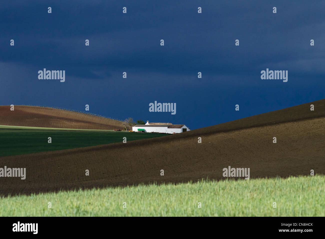 Spanish countryside house Stock Photo - Alamy