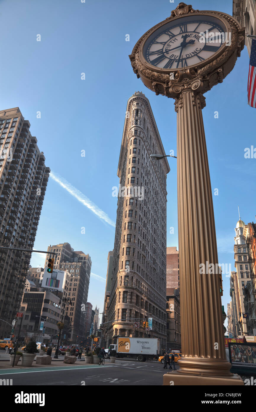 Flatiron building at 23rd Street in Manhattan, New York City Stock ...