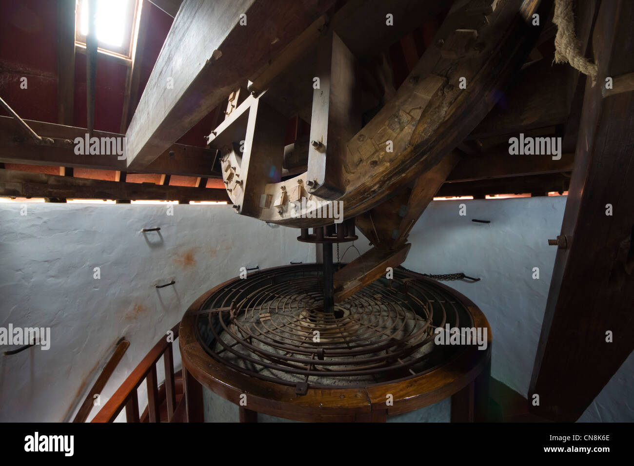 Wooden gears inside windmill hi-res stock photography and images - Alamy