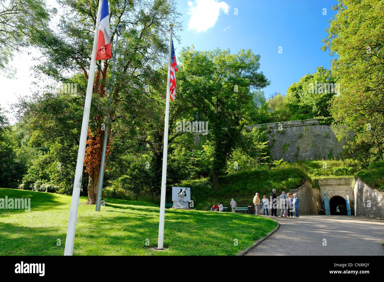 France, Meuse, Verdun, Underground Citadel, underground command post ...