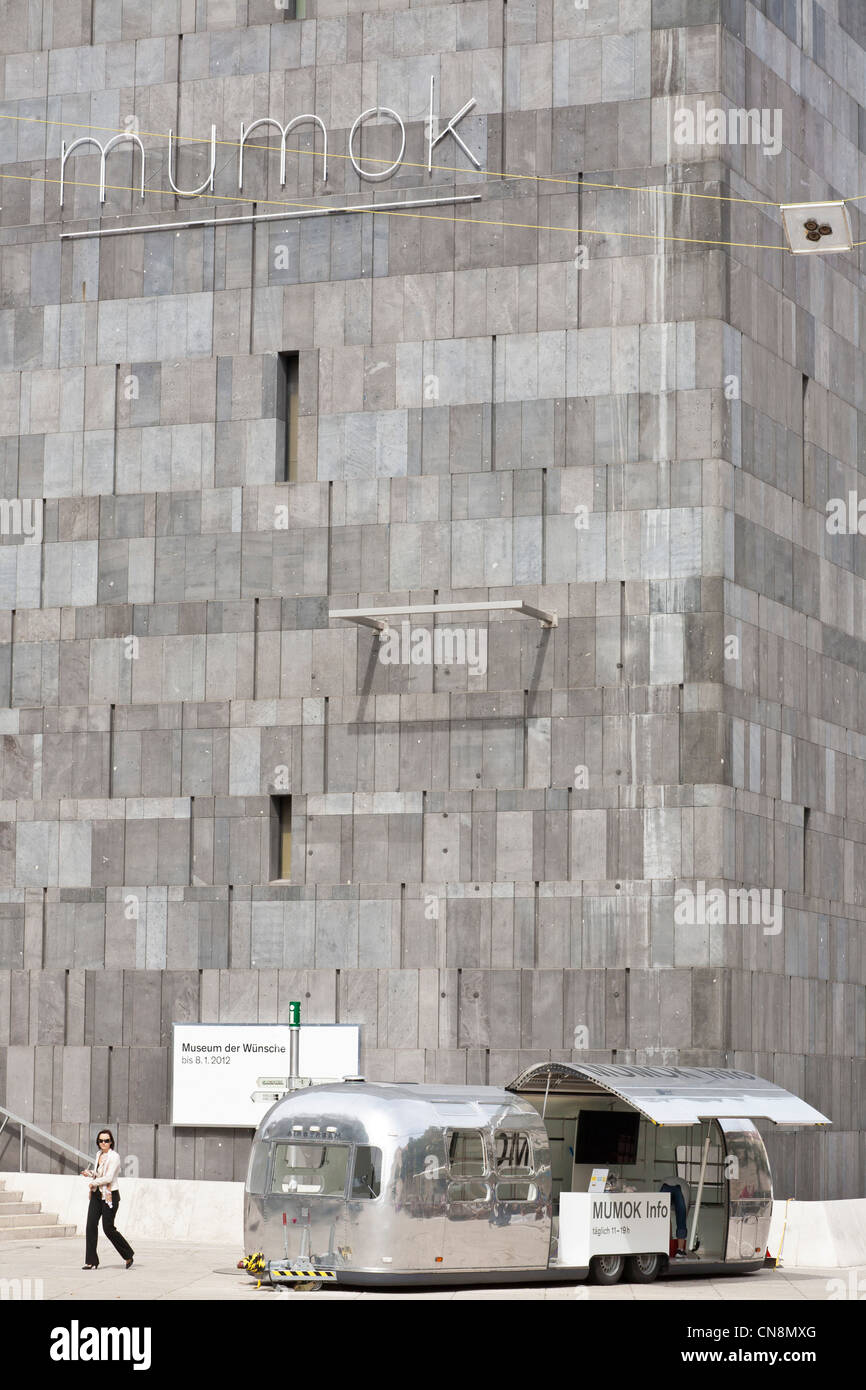 Austria, Vienna, Museumsquartier, Museum of Modern Art (MUMOK), founded ...
