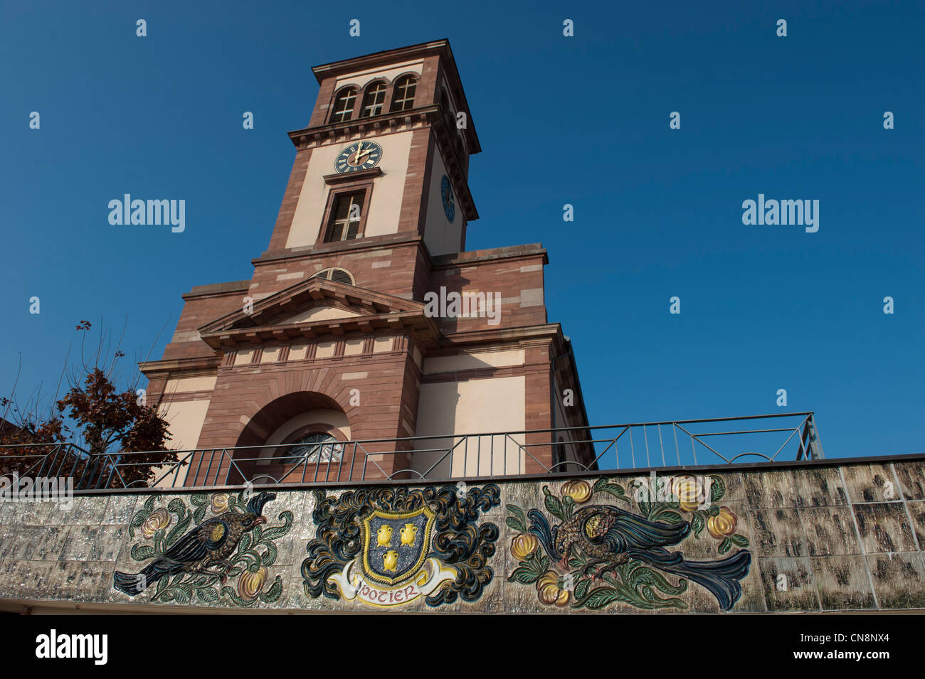 France, Bas Rhin, Soufflenheim, St Michel Church, a sanctuary dedicated ...
