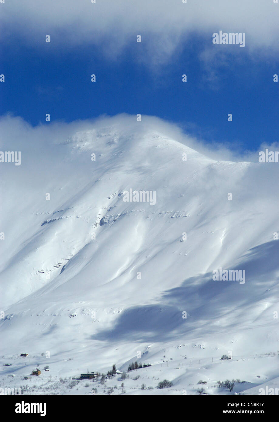 Lebanon, Mount Lebanon, Jabal Sannine Mountain range, West side of ...