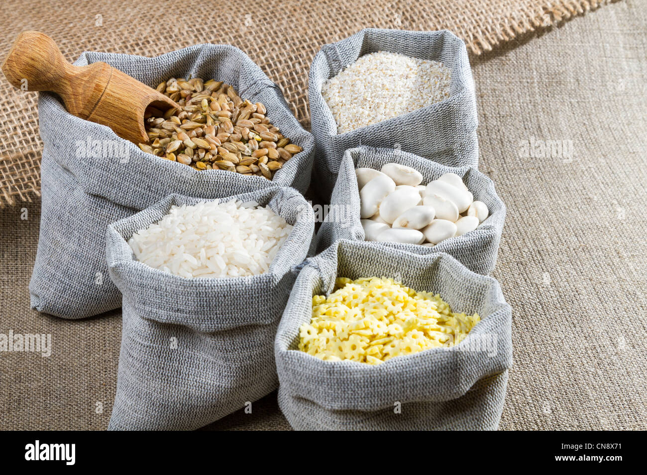 Linen bags hi-res stock photography and images - Alamy