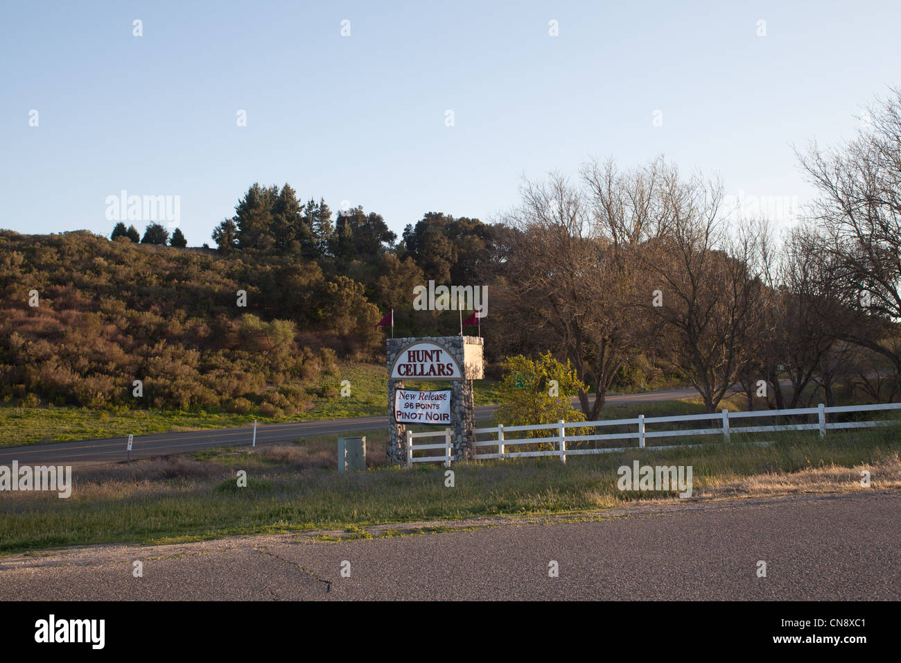 Hunt Cellars winery in the Paso Robles wine growing district of Central ...