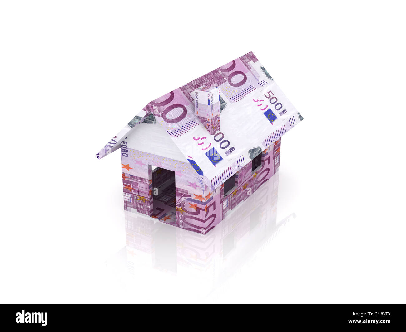 Euro Toy House Stock Photo - Alamy